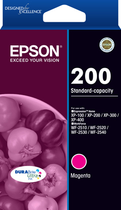 200 - Standard Capacity DURABrite Ultra - Magenta Ink Cartridge | Epson ...