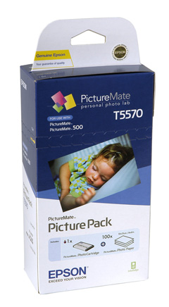 T5570 - PictureMate PicturePack (1 x 6-colour Claria Ink Cartridge ...