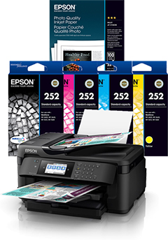 Where To Buy Epson Workforce WF-7710 plus Ink Set and Papers - Epson ...